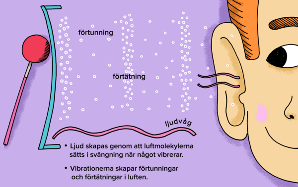 Vad är ljud? – läromedel till lektion i fysik åk 4,5,6